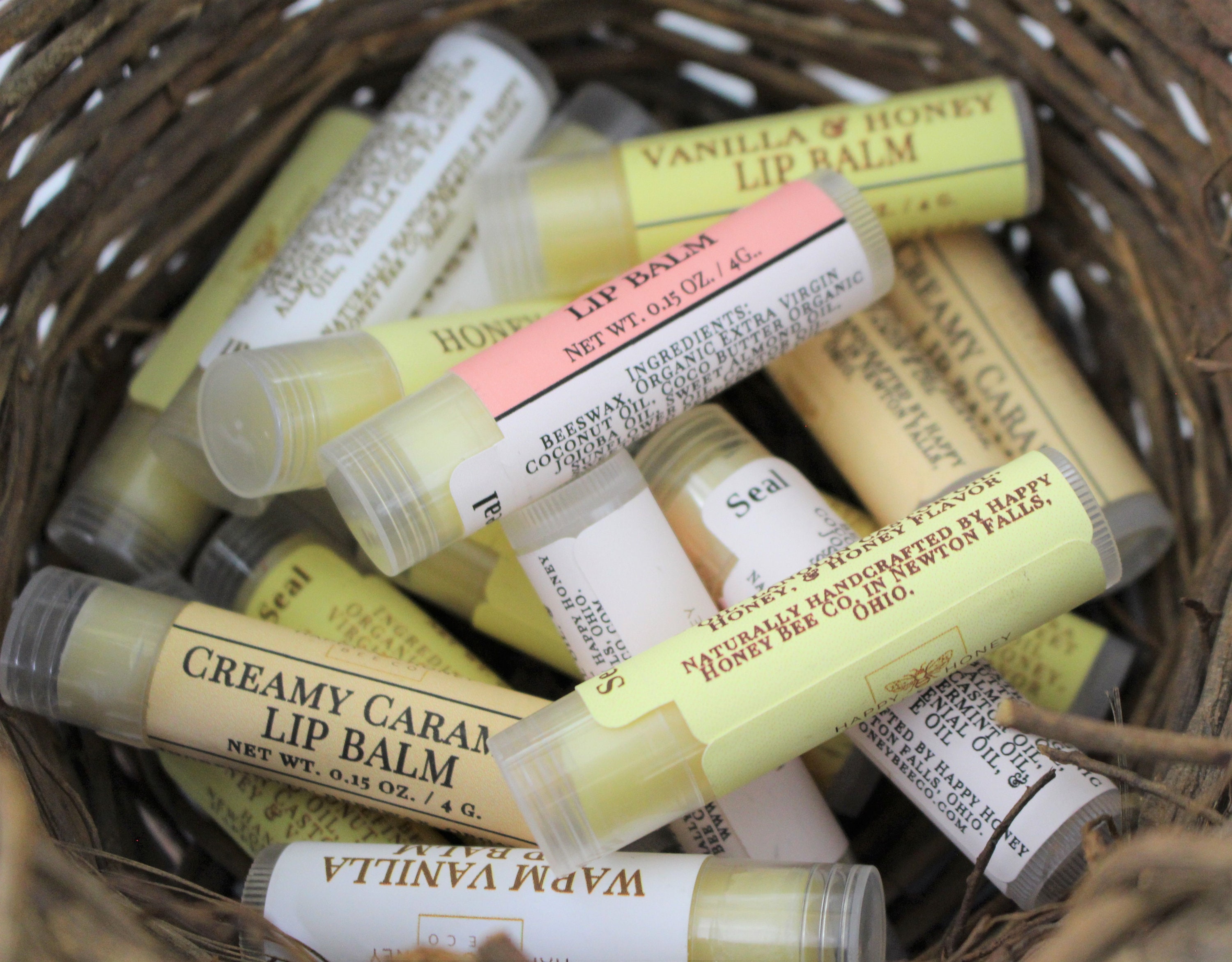 Five Beeswax Lip Balm Variety Gift Set L All Natural Sheer Lip - Etsy UK