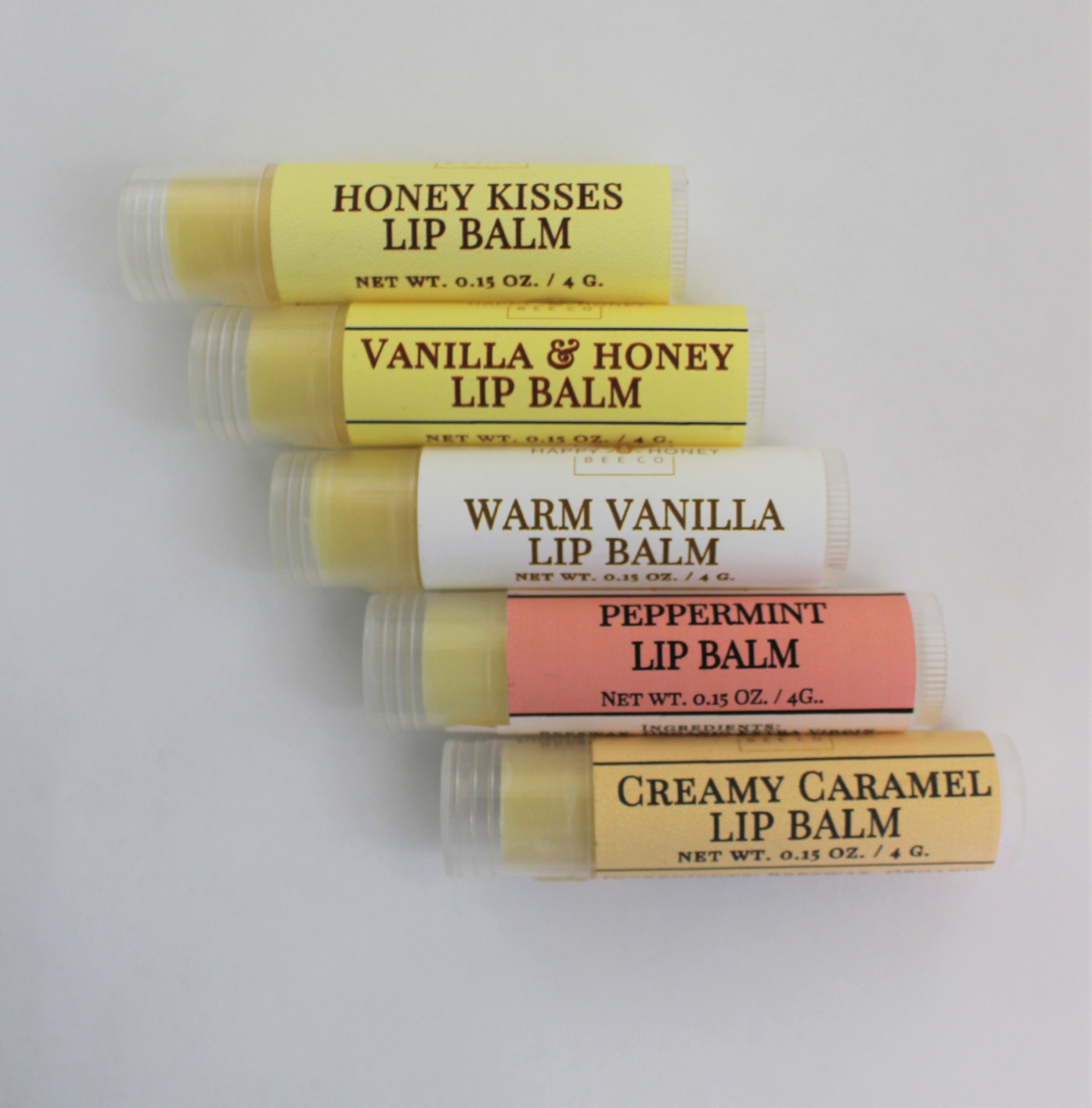 Five Beeswax Lip Balm Variety Gift Set L All Natural Sheer Lip - Etsy UK