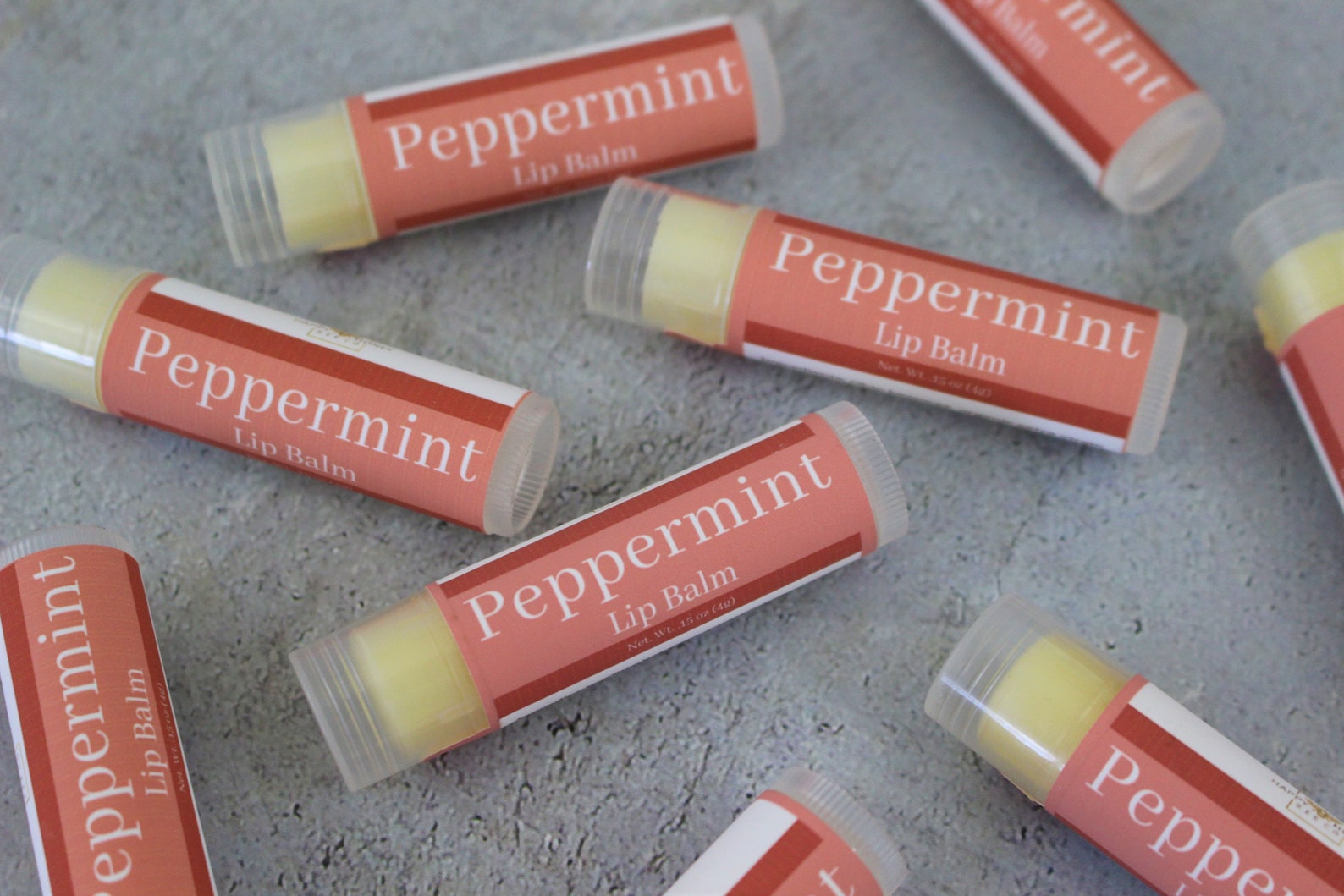 Peppermint Lip Balm L Natural Chapstick Lip Gloss Peppermint - Etsy