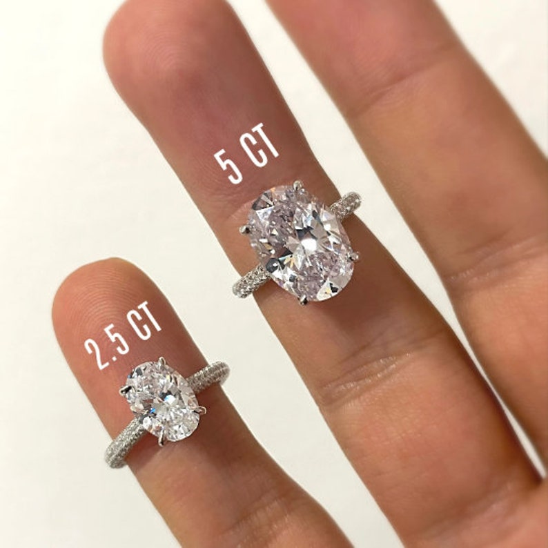 Oval Cut Engagement Ring Oval Solitaire Ring Engagement - Etsy Australia