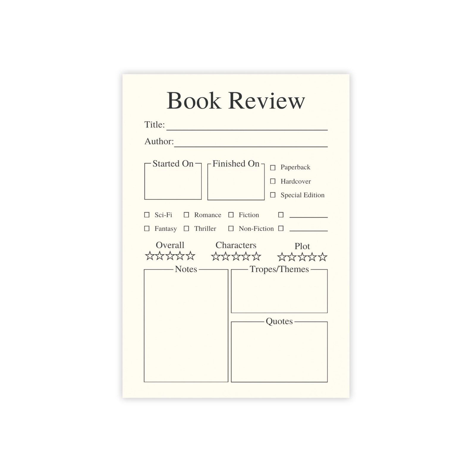 Book Review Notepad-3m Post-it Notes - Etsy