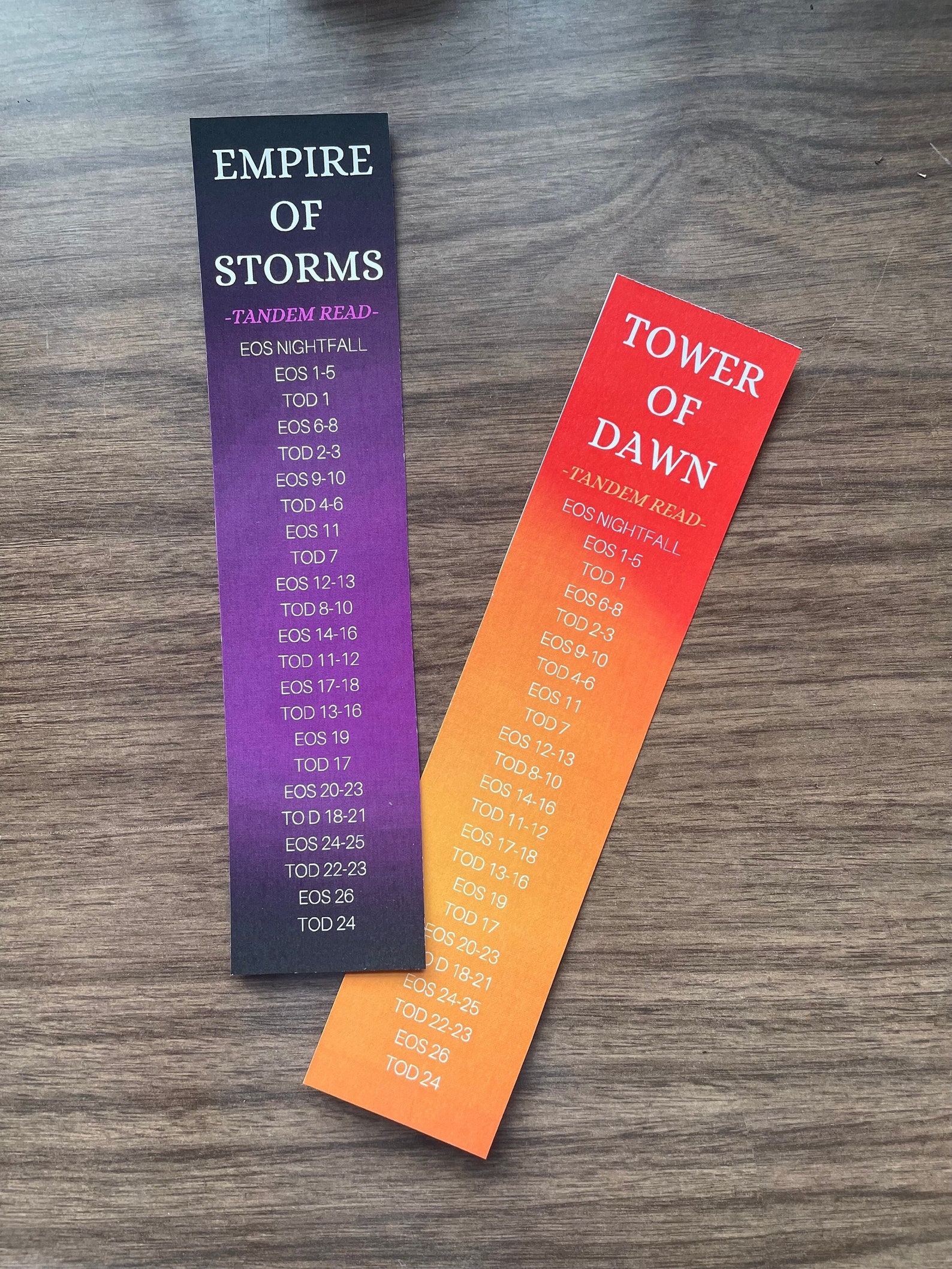 Tog-throne of Glass-sarah J Maas-tandem Read Bookmark (digital Download ...