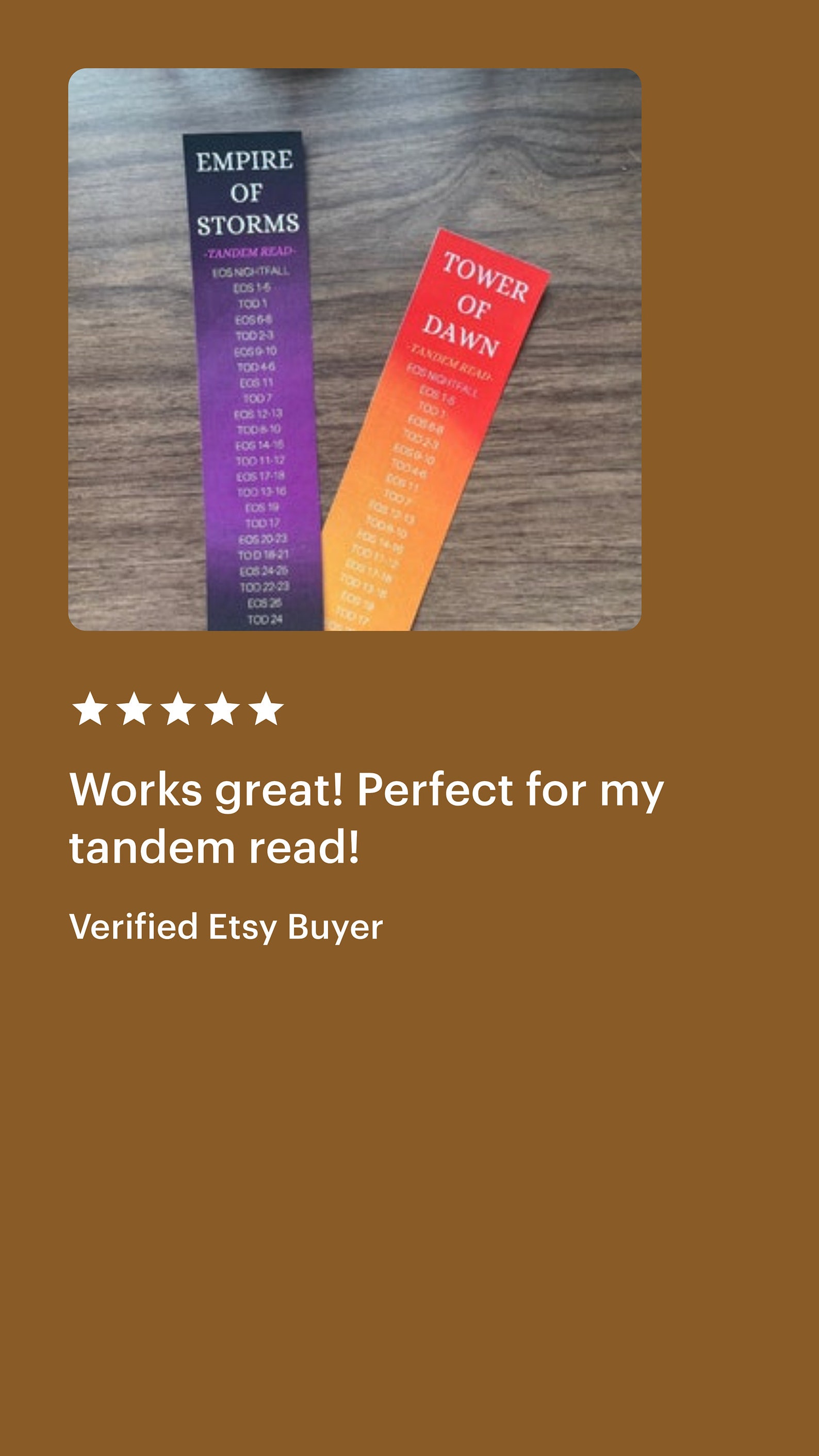 Tog-throne of Glass-sarah J Maas-tandem Read Bookmark (digital Download ...
