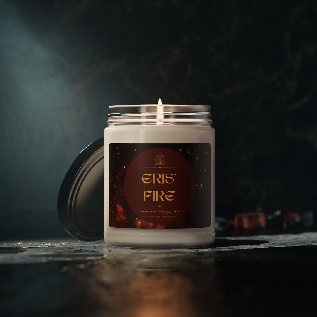 Eris' Fire-acotar-sjm-9 Oz Soy Wax Blend Candle - Etsy