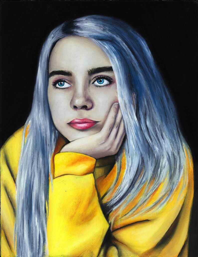 Billie Eilish Poster Art Print | Etsy