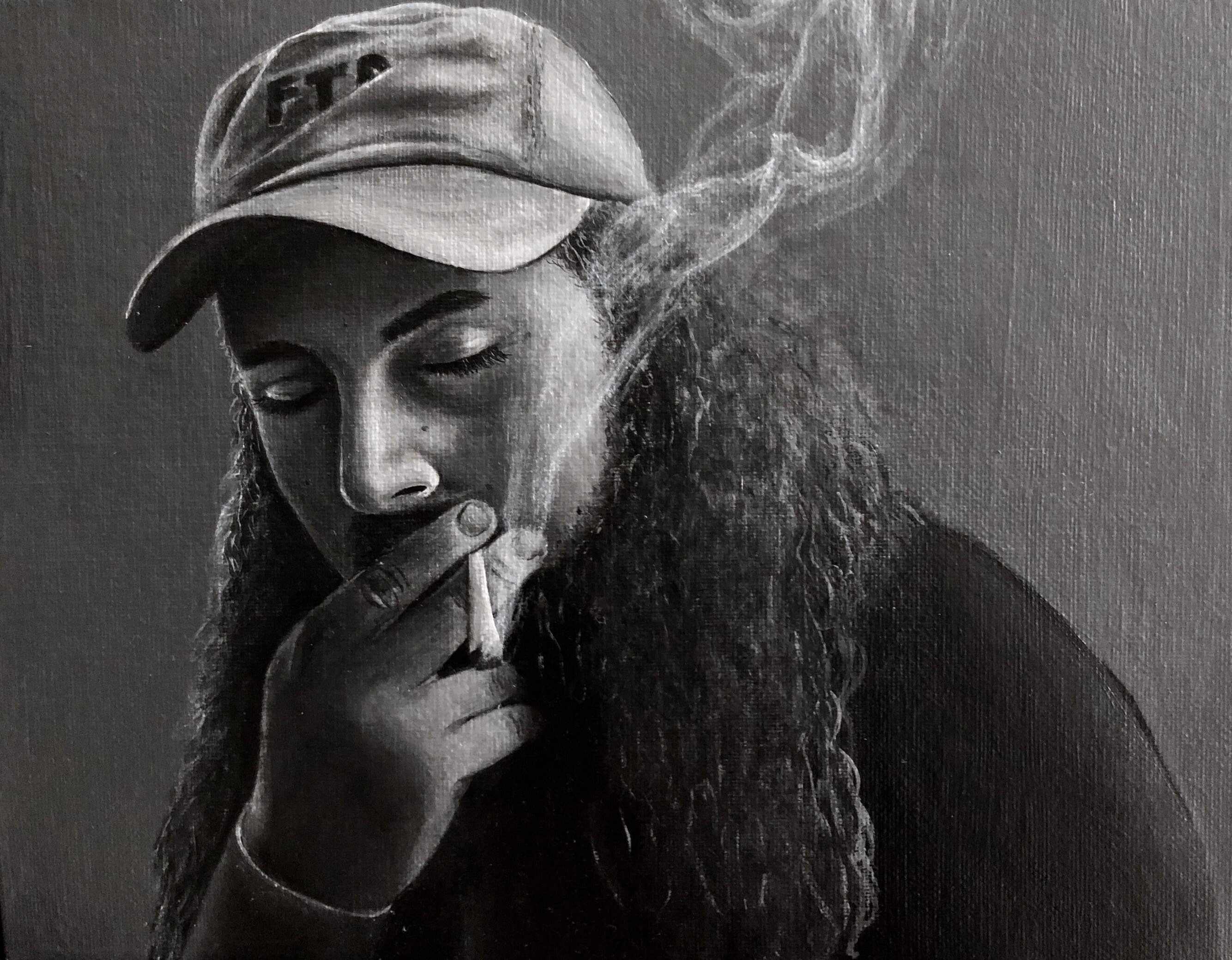 Ruby Da Cherry Negro & Blanco Retrato | Etsy