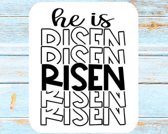 He is Risen Decal | Etsy