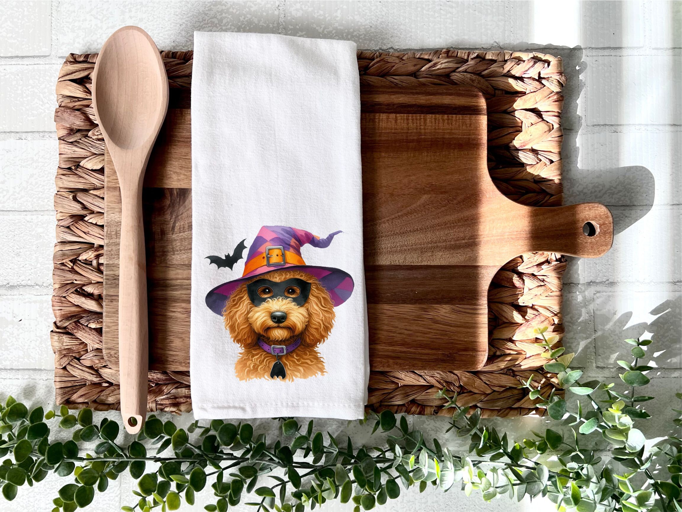 Goldendoodle Witch, Halloween Dog JPG/PNG, Clipart for Sublimation/heat ...