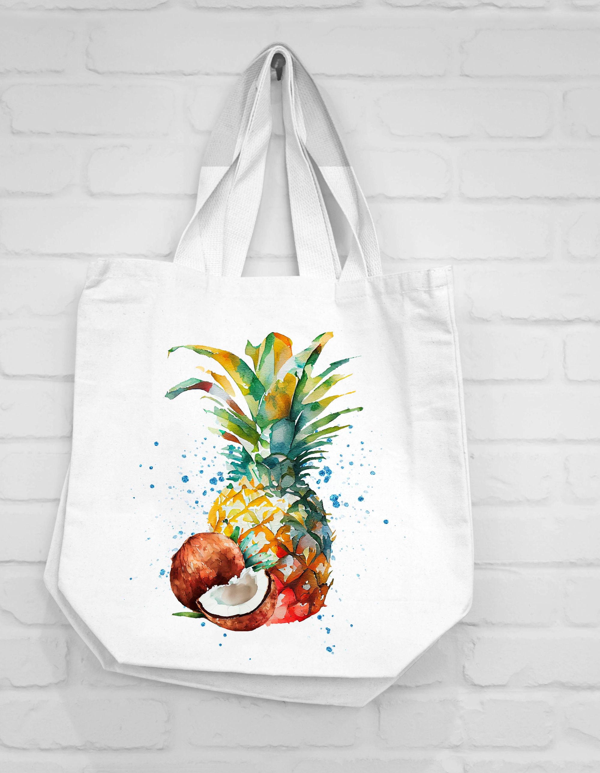 Pineapple and Coconut Png/clipart - Etsy