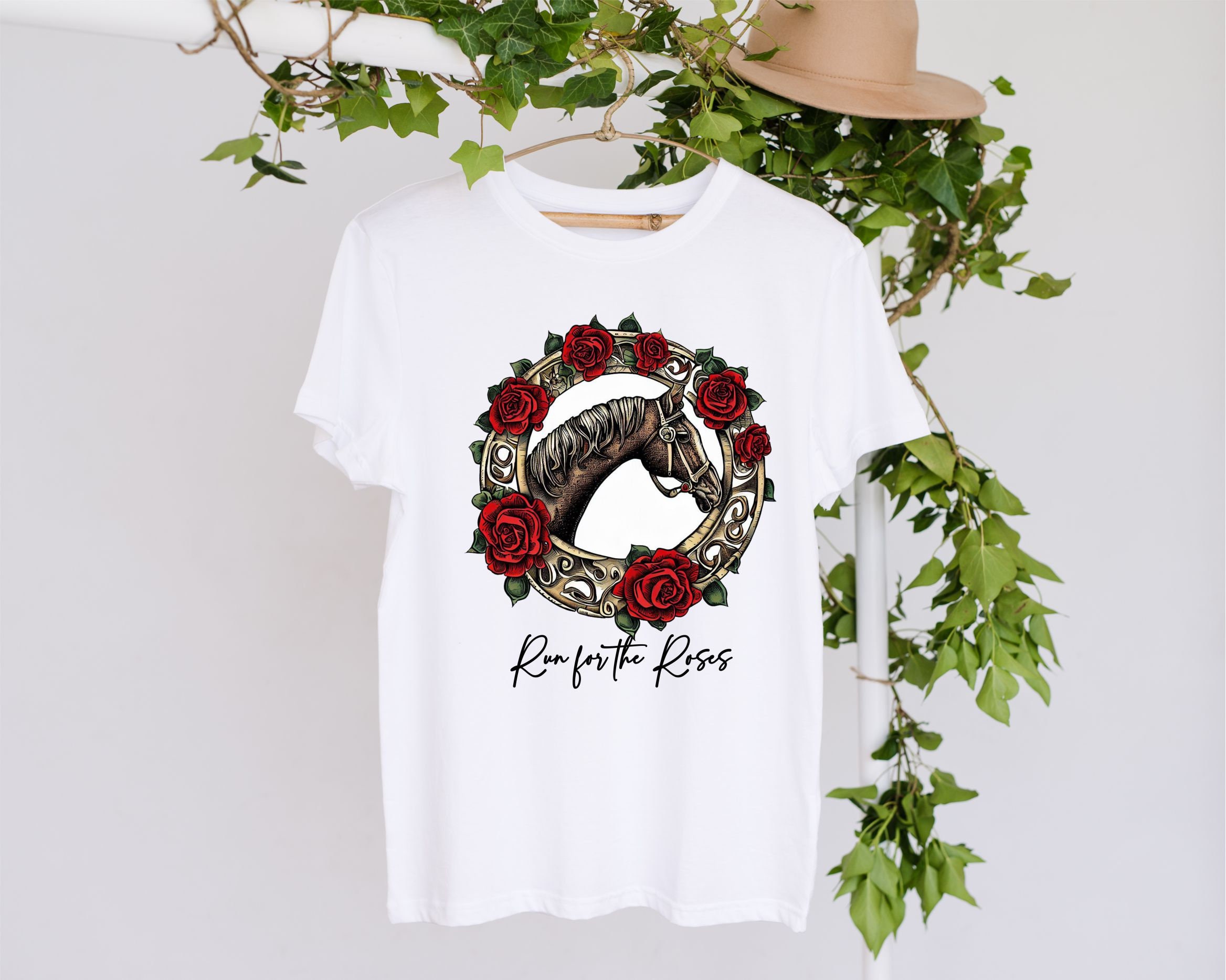 Derby Run for the Roses Horse Png/clipart - Etsy