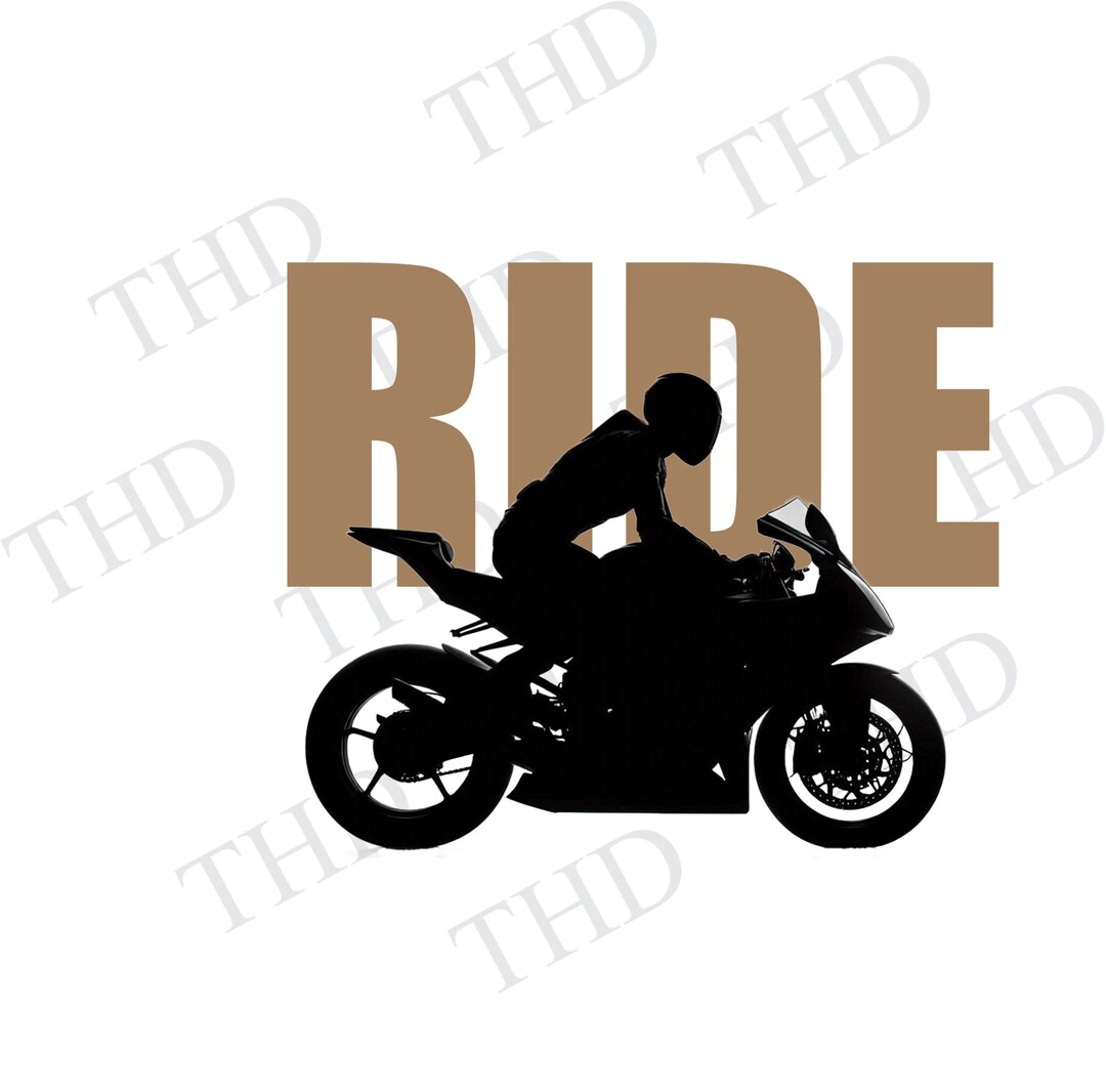 Motorcycle Ride Downloadable Image PNG, Clipart for Sublimation/heat ...