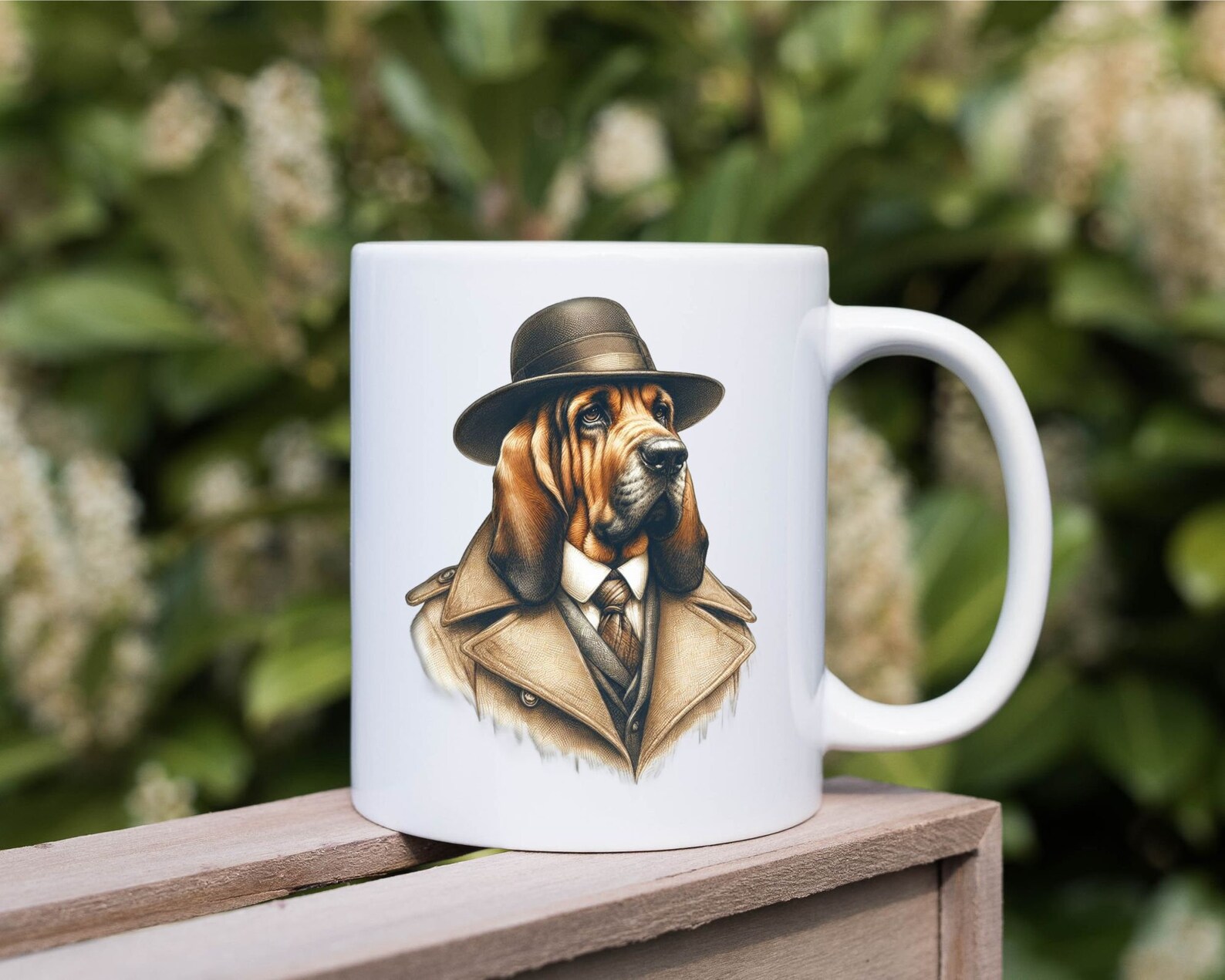 Funny Blood Hound Clipart JPG / PNG Image / Sublimation Graphic / Heat ...