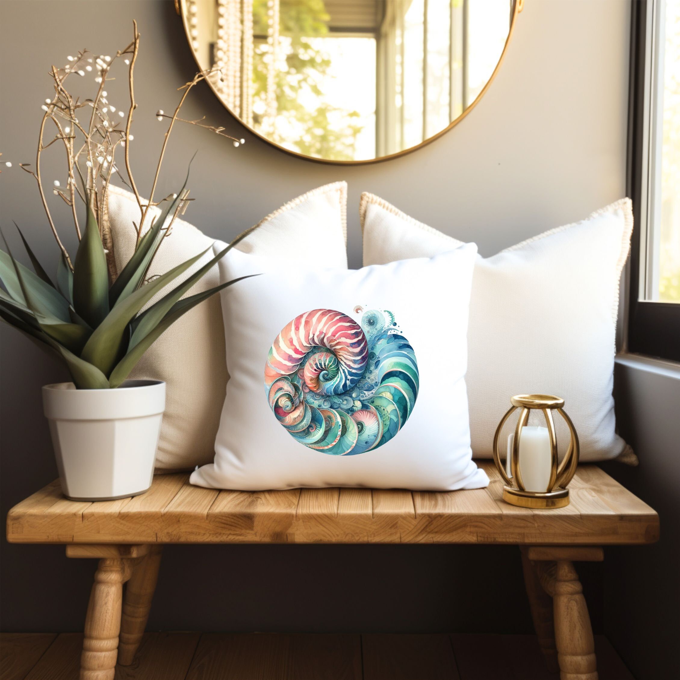 Nautilus Shell Png/clipart - Etsy