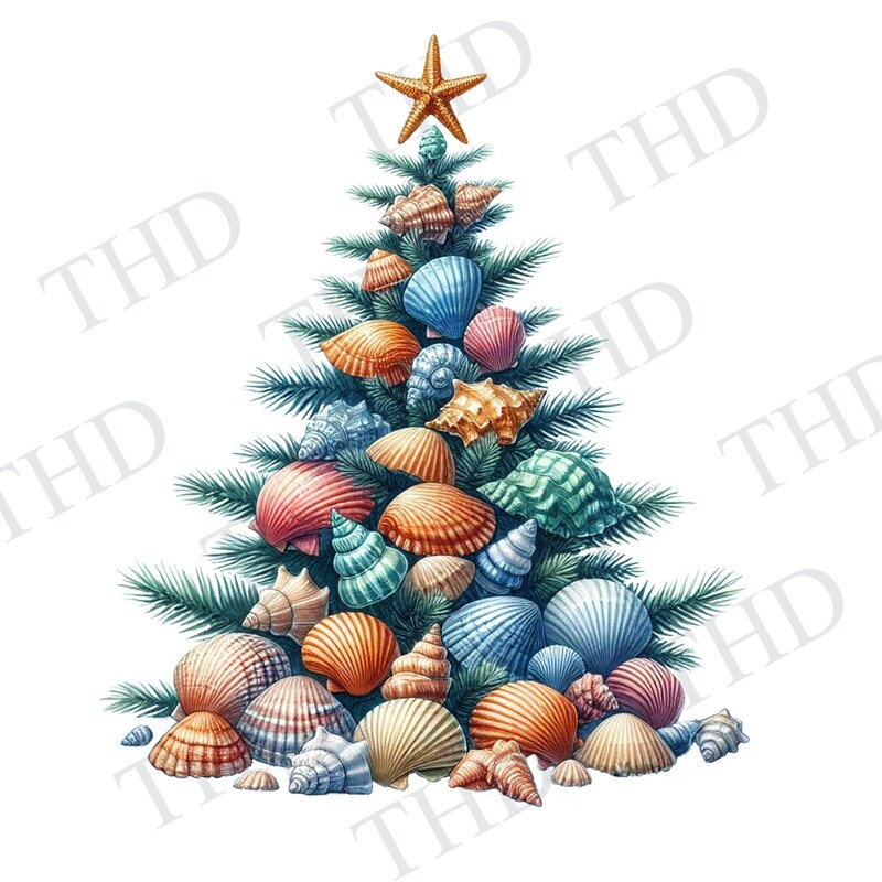 Sea Shell Christmas Tree - Etsy