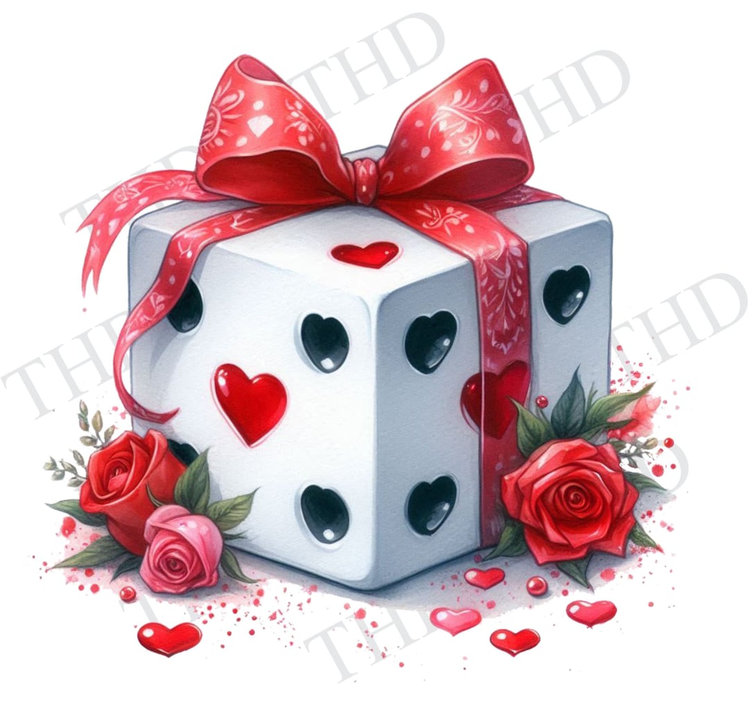 Bunco Valentine JPG/PNG Downloadable Clipart for Sublimation/heat Press ...
