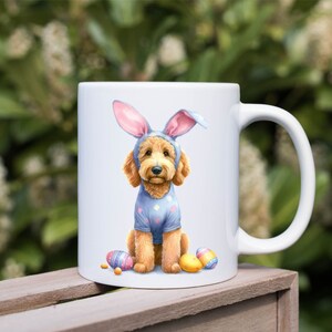 Goldendoodle Dog Easter Bunny Png/clipart - Etsy