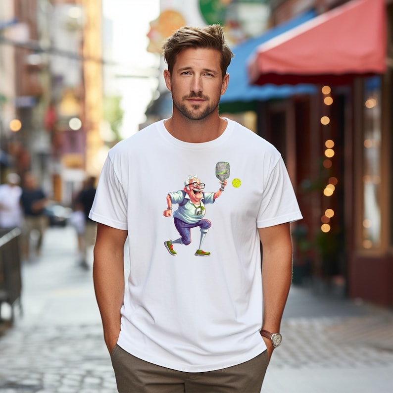 Funny Pickle Ball Man Downloadable Image Clipart / PNG Image - Etsy