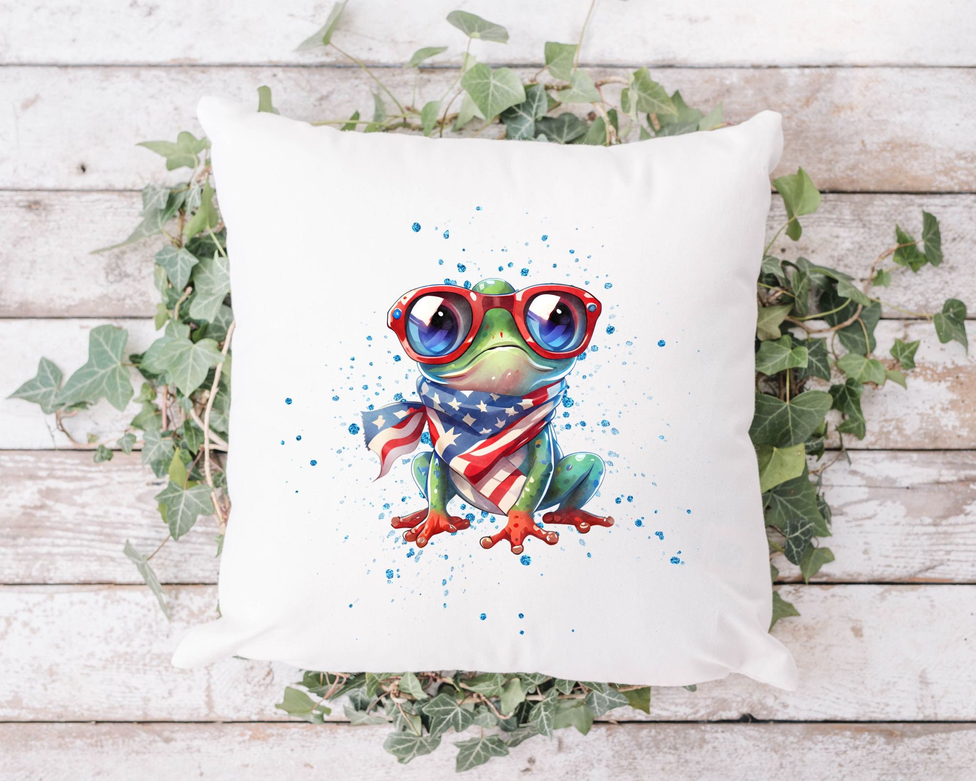 Whimsical Patriotic Frog Clipart / PNG Image - Etsy