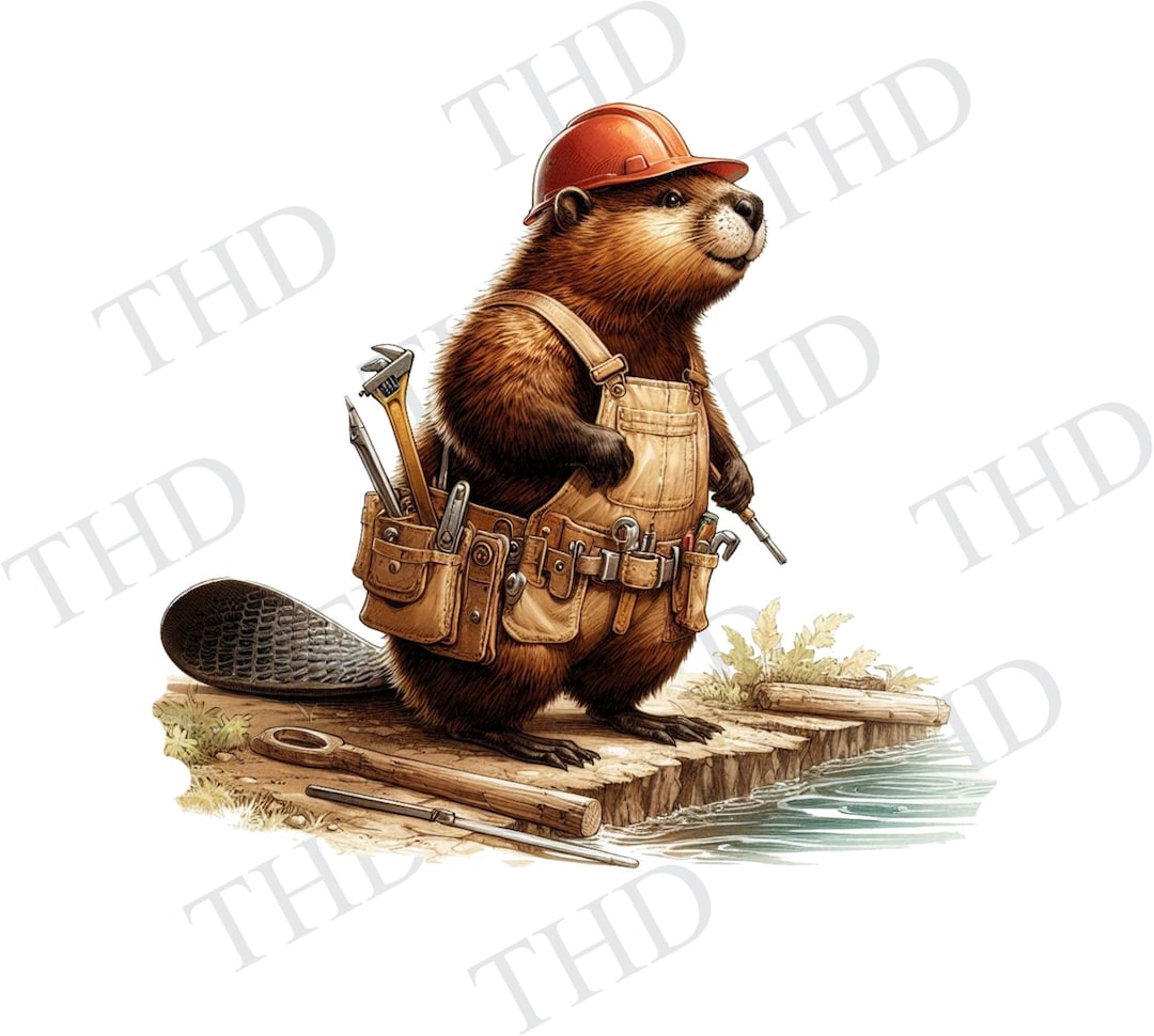 Funny Beaver Image Jpg/png/clipart - Etsy