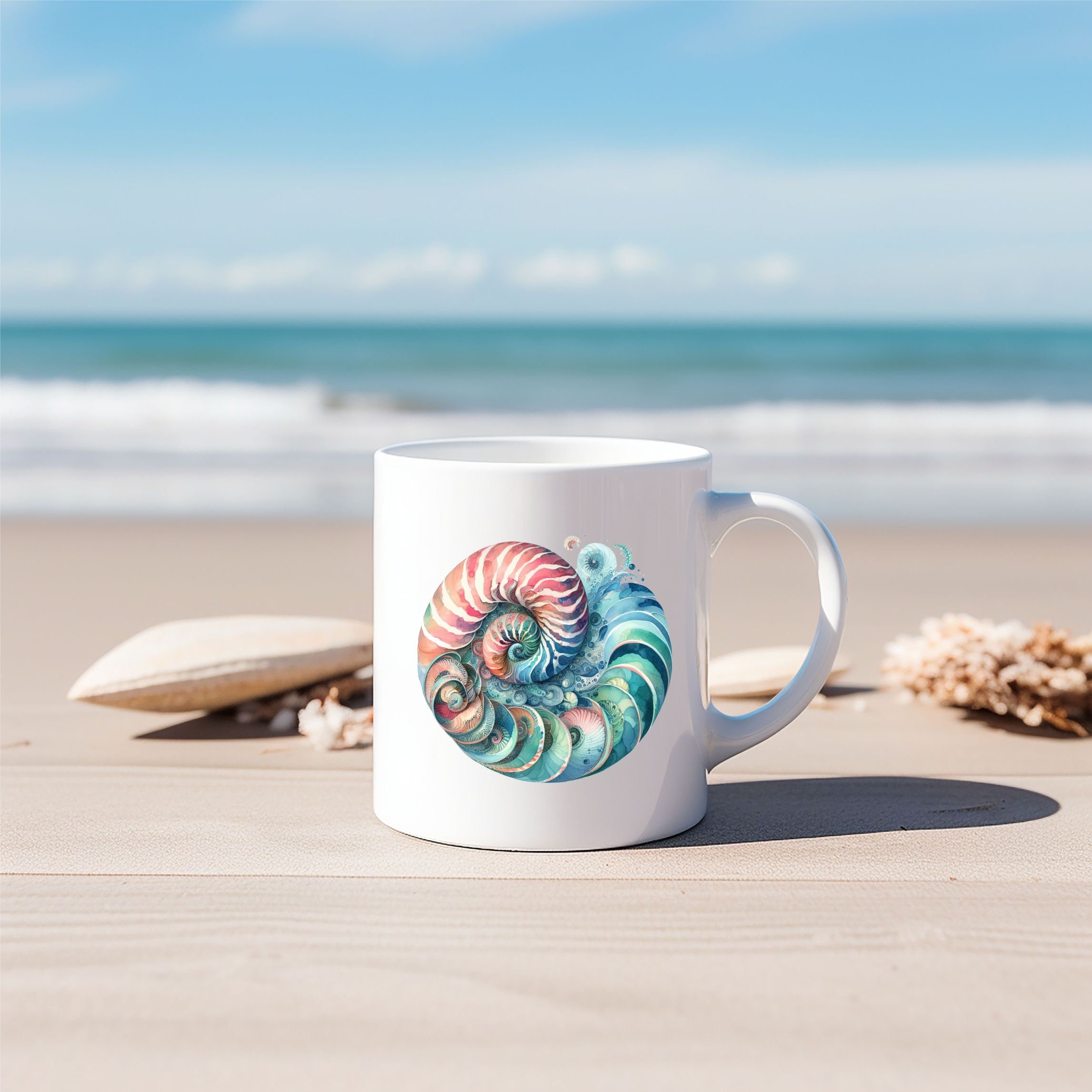 Nautilus Shell Png/clipart - Etsy
