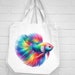 Rainbow Siamese Fighting Fish/ Tropical Fish Jpg/png Clipart Graphic - Etsy