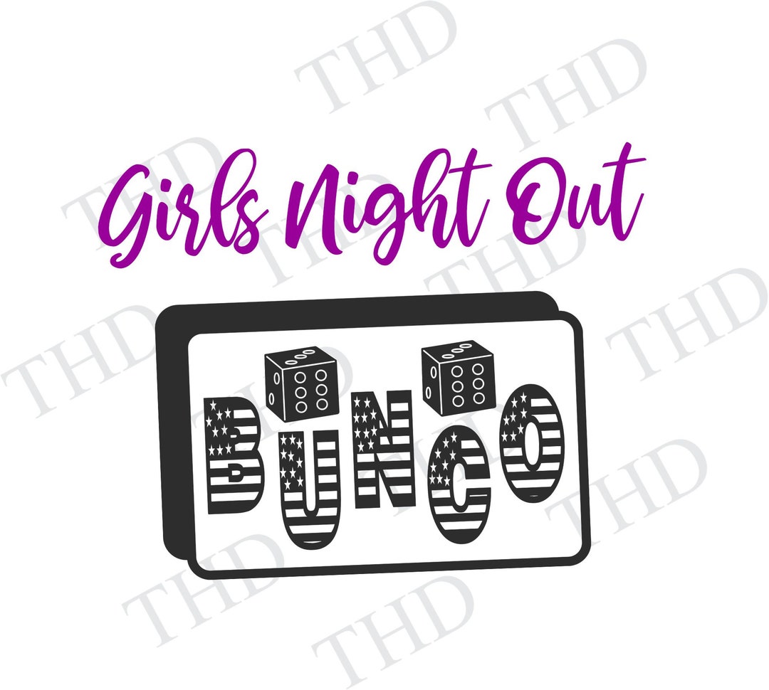 Bunco Girls Night Out PNG, Clipart for Sublimation/heat Press - Etsy