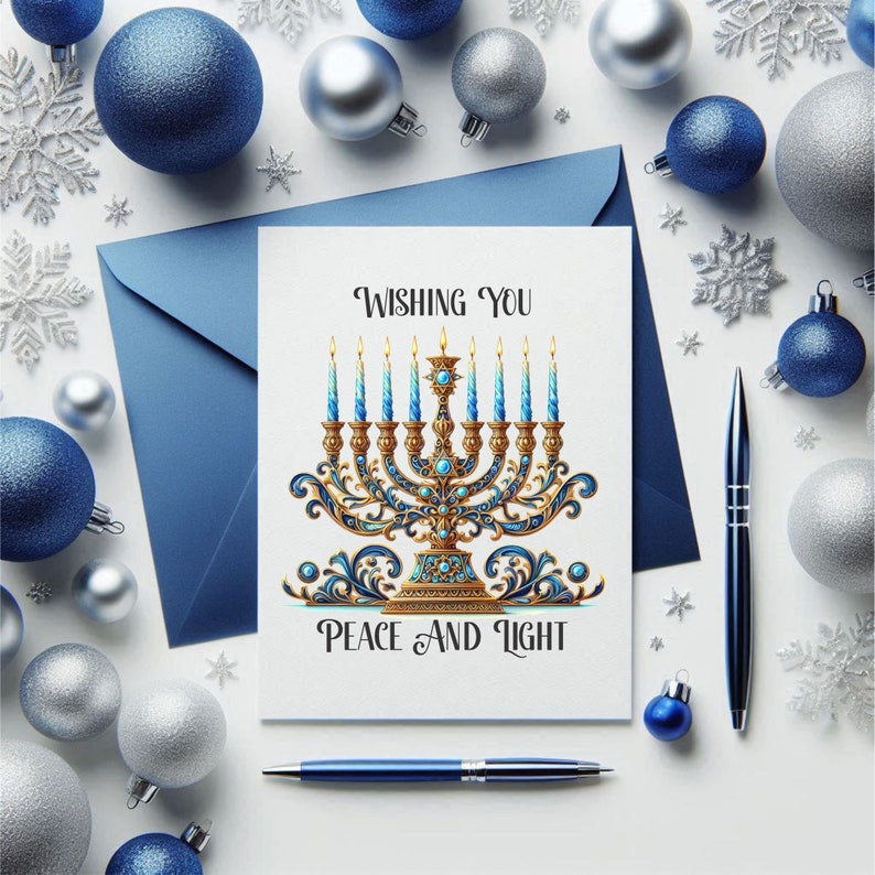 Menorah Peace and Light, Hanukkah, Jewish Holiday, PNG, Clipart for ...