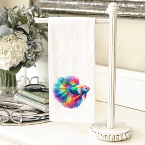 Rainbow Siamese Fighting Fish/ Tropical Fish Jpg/png Clipart Graphic - Etsy