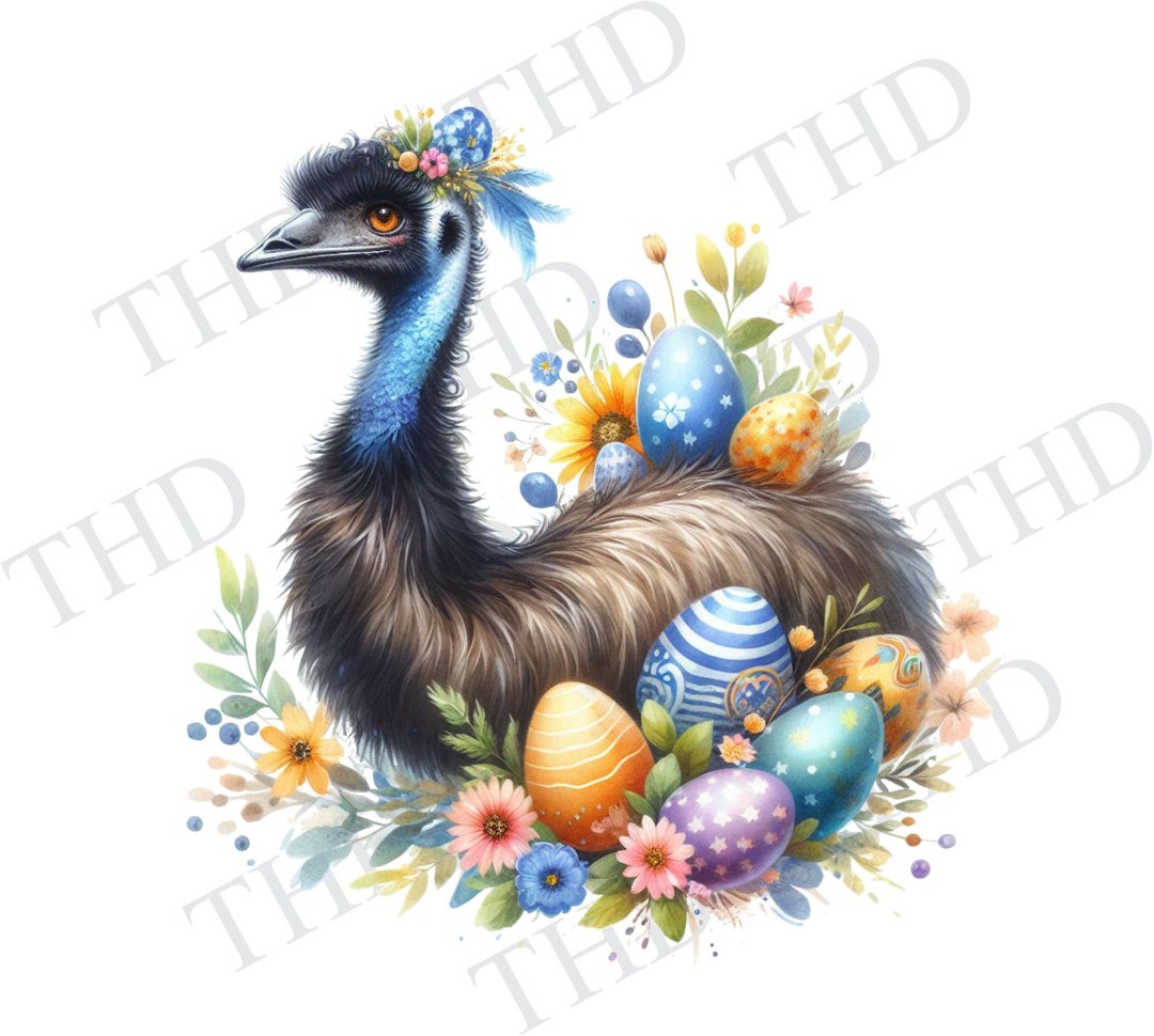 Easter Emu Png/clipart, Easter Image for Sublimation/heat Press - Etsy