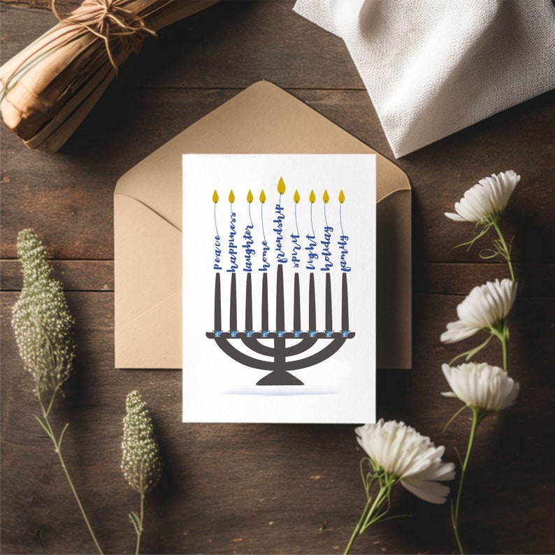Menorah, Hanukkah, Jewish Holiday, PNG, Clipart for Sublimation/heat ...