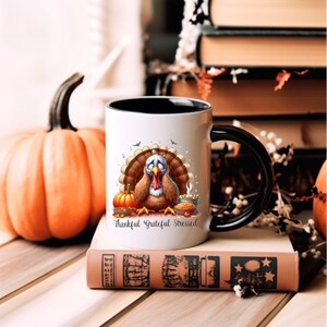 Funny Thanksgiving Turkey, Thankful Grateful Stressed, Digital Download ...