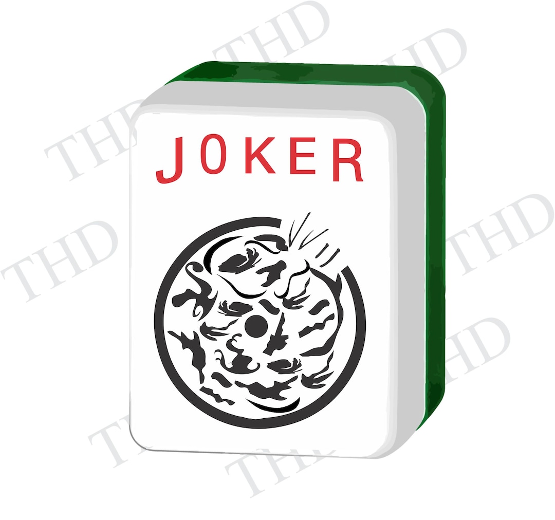 Mahjong Joker PNG Mahjong Clipart for Sublimation/heat Press - Etsy