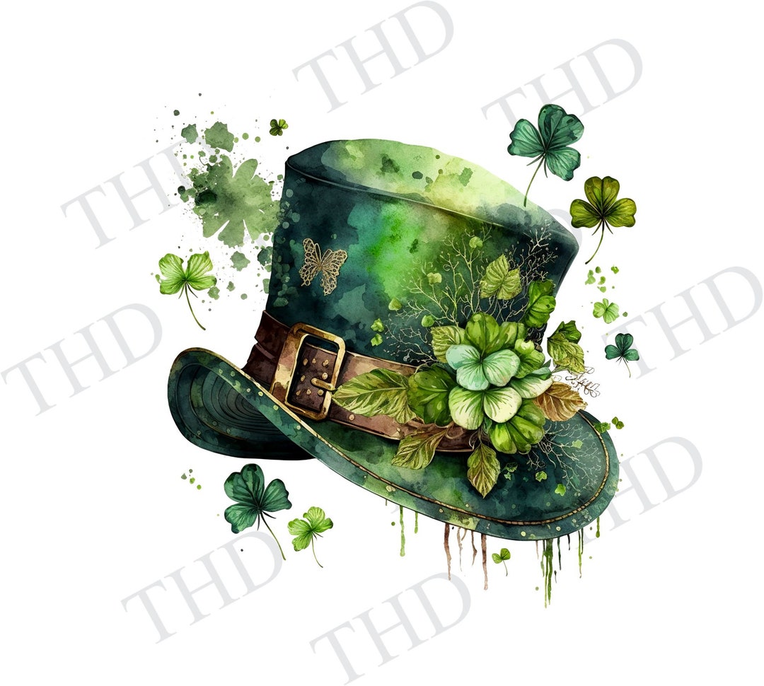 St Patrick's Hat Png/clipart/graphic/design - Etsy