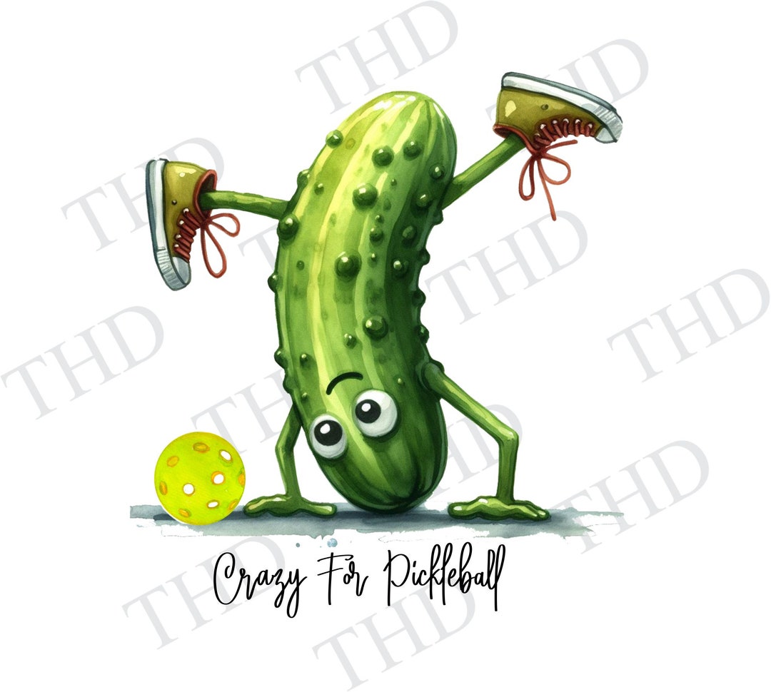 Funny Pickleball Clipart JPG/PNG Image - Etsy