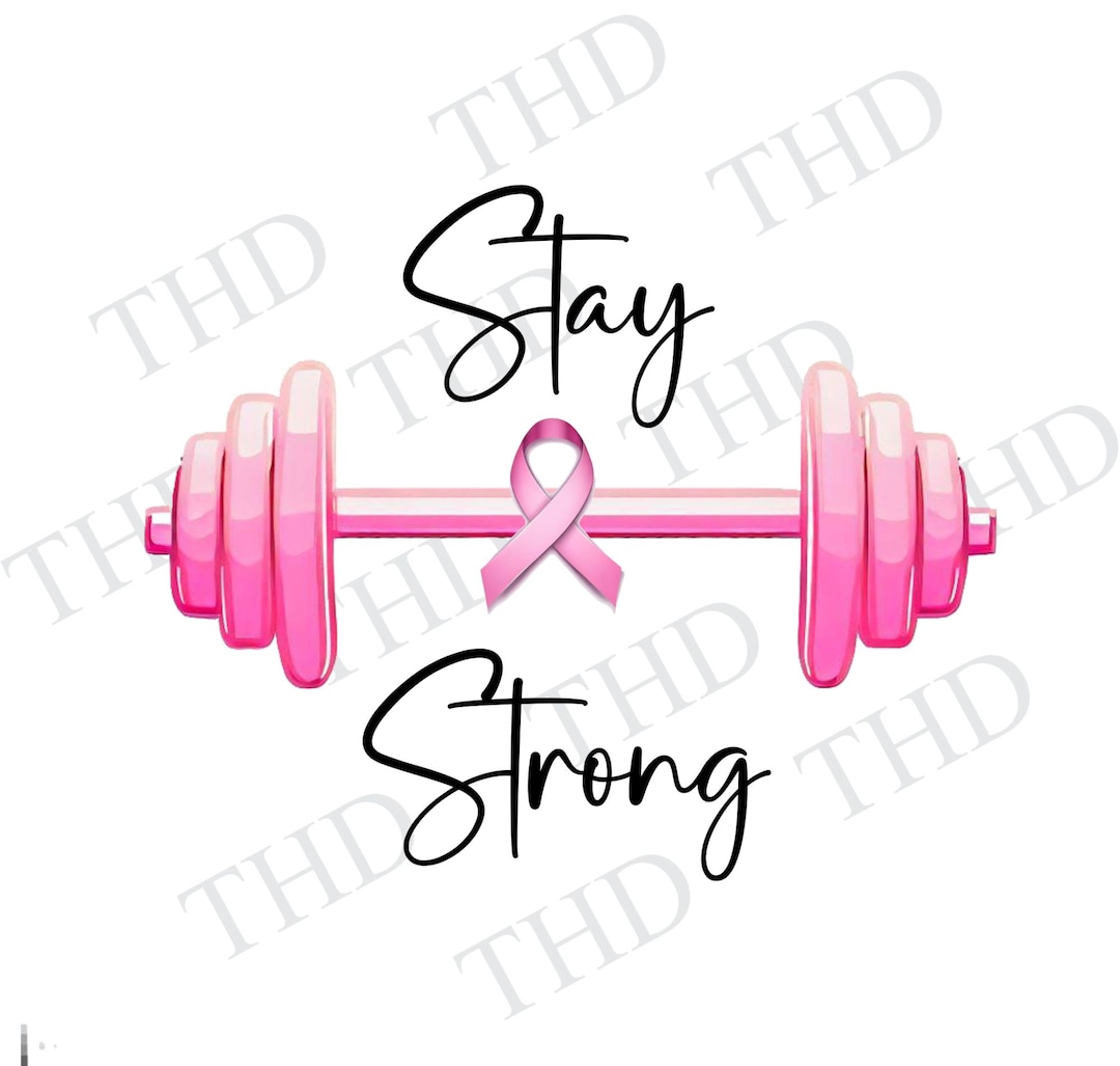 Breast Cancer Awareness Stay Strong Clipart / PNG Image - Etsy