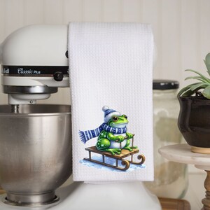 Hanukkah Sledding Frog Downloadable PNG, Clipart for Sublimation/heat ...