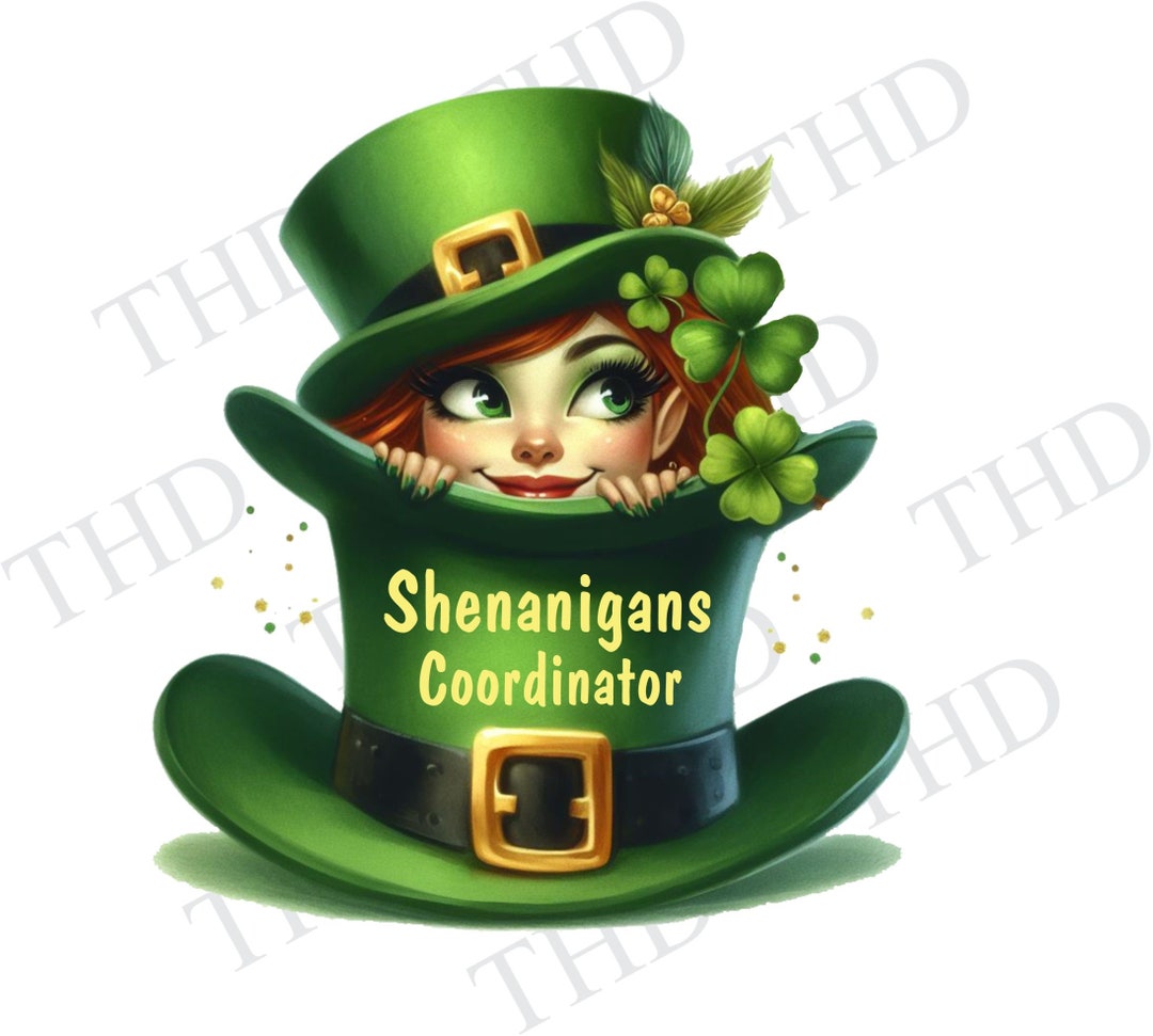 St. Patrick's Day Shenanigans Png/jpg Clipart/graphic/design - Etsy
