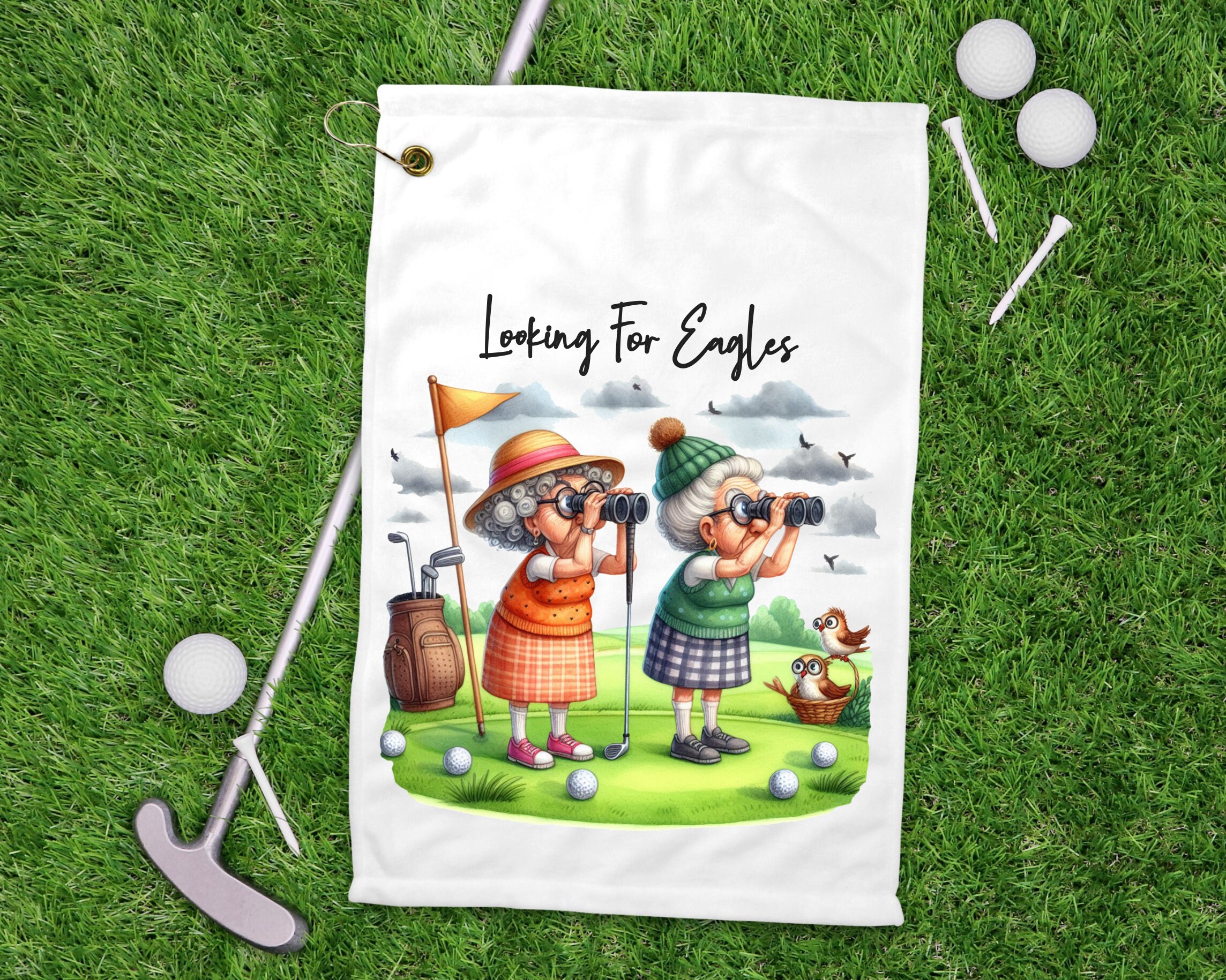 Funny Granny Golfers, Woman's Golf JPG/PNG, Clipart for Sublimation ...