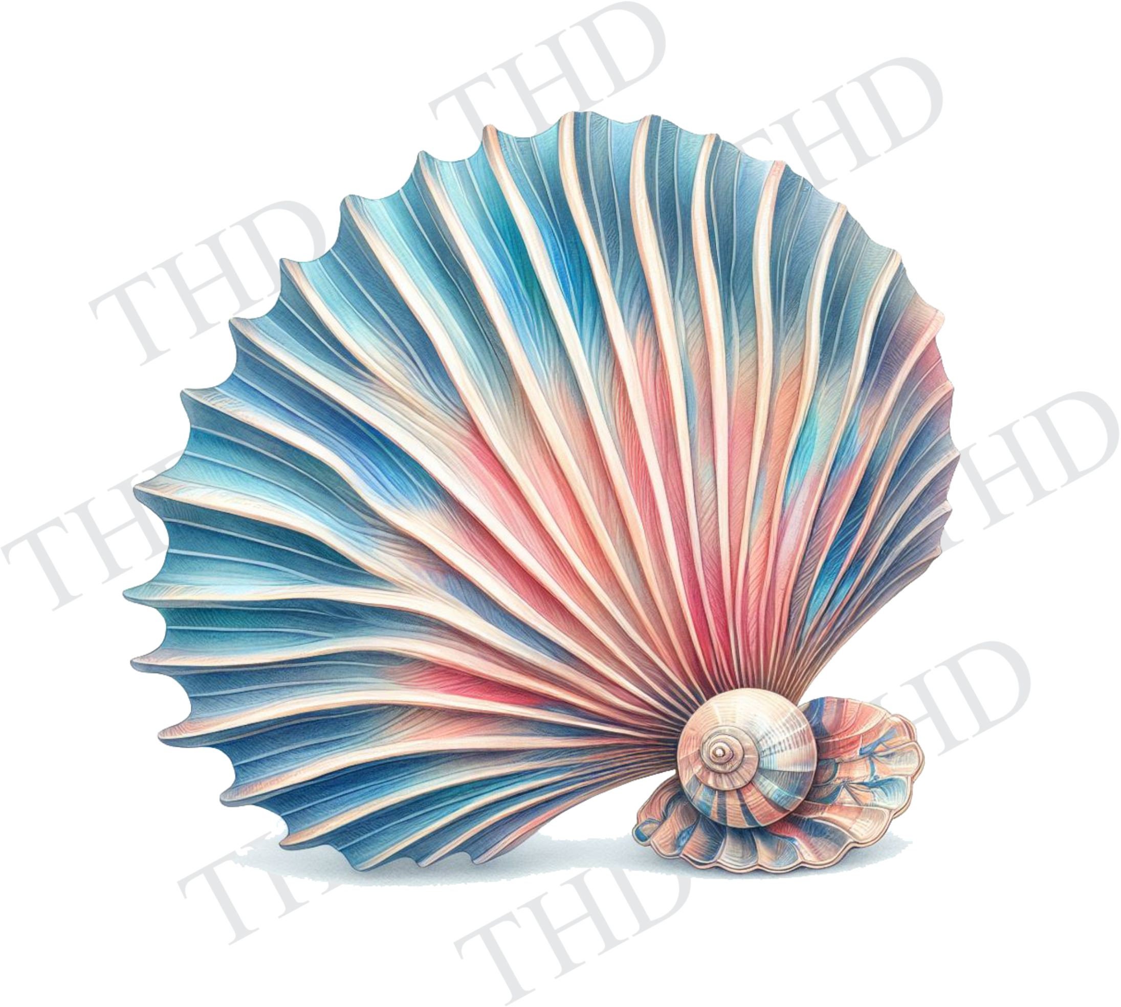 Fan Shell Png/clipart - Etsy