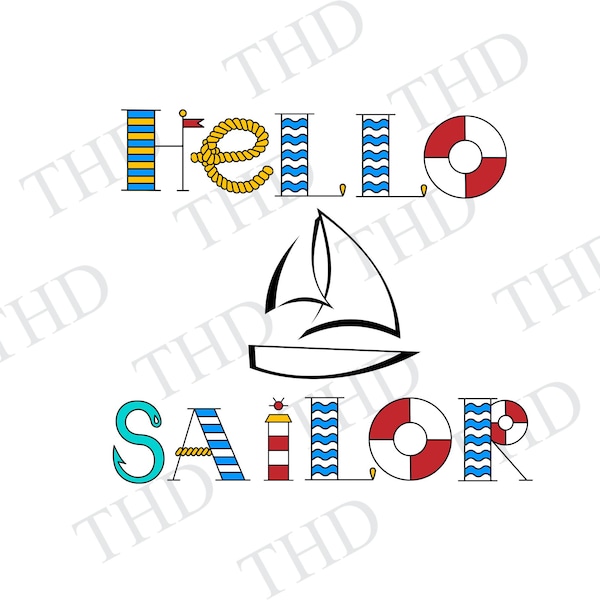 Hello Sailor - Etsy