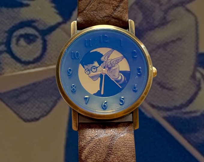 Harry Potter and Golden Snitch Wrist Watch by SII - Etsy