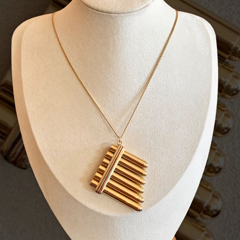 Disney Peter Pan Flute. Gold tone 25 | Etsy