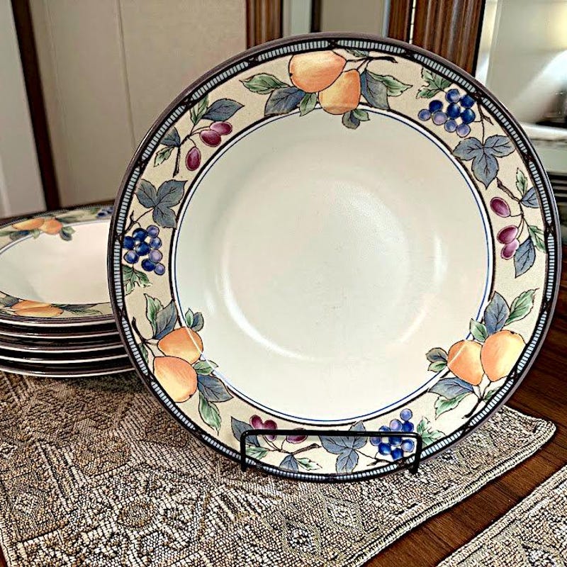 Mikasa Rim Soup Bowls - Etsy