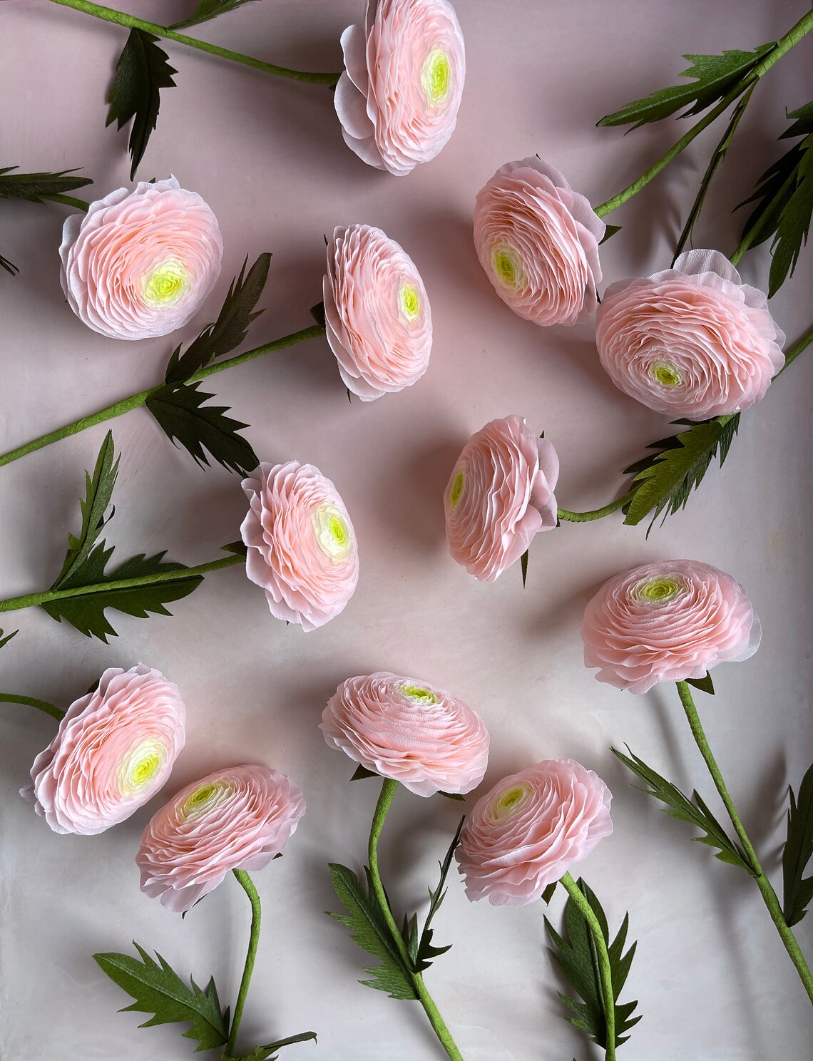 Crepe Paper Hanoi Ranunculus Paper Flowers for Home Decor - Etsy
