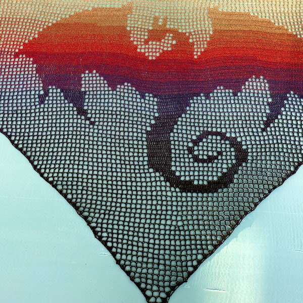 Dragon Shawl Pattern - Etsy