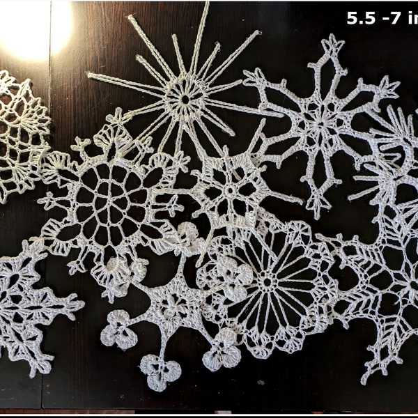 Crochet Snowflake - Etsy
