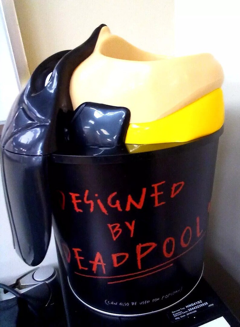 Deadpool y Wolverine 2024 Película Tin Popcorn Bucket, Marvel Studios ...