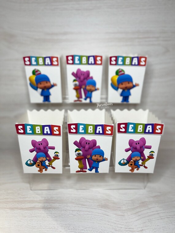 Pocoyo Mini Popcorn Boxes Pocoyo Party Supplies Pocoyo | Etsy