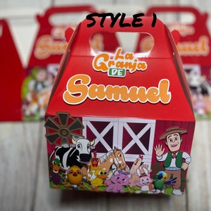 La Granja Party Decorations, La Granja Favor Box, La Granja Themed ...