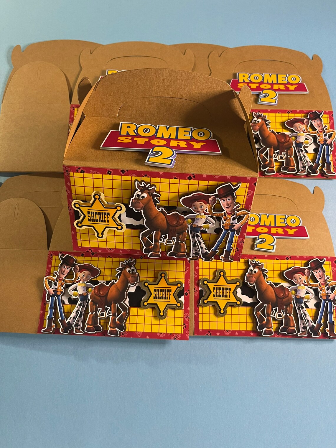 Woody Favor Box, Woody Gable Box, Woody Candy Box, Woody Party Favors ...
